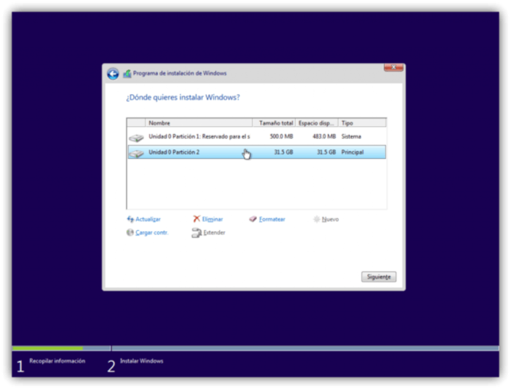 Guía para formatear e instalar Windows 10 desde cero