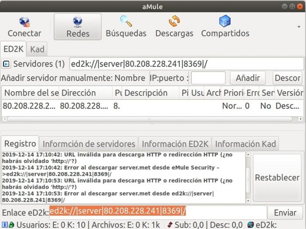 eMule and aMule servers updated