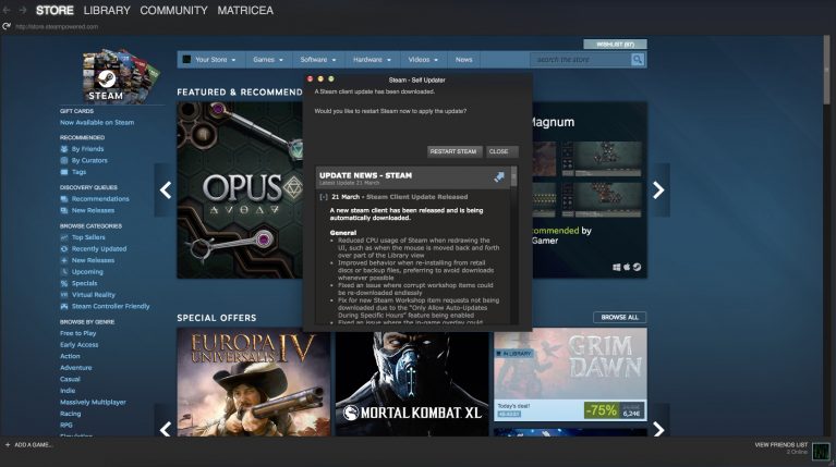 Steam のデスクトップ クライアントが大型アップデート (ベータ版) を取得しました - Technote