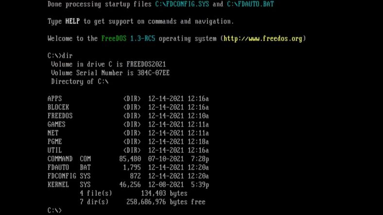 How to install Windows 11 on a computer with FreeDOS in 2025