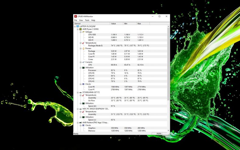 HWMonitor: Todos os sensores do seu PC em tempo real
