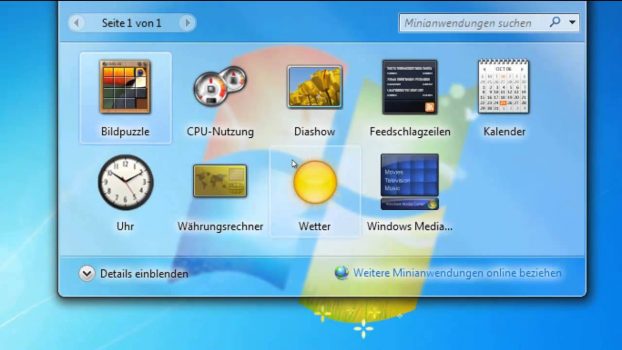 Cómo activar gadgets en Windows 10