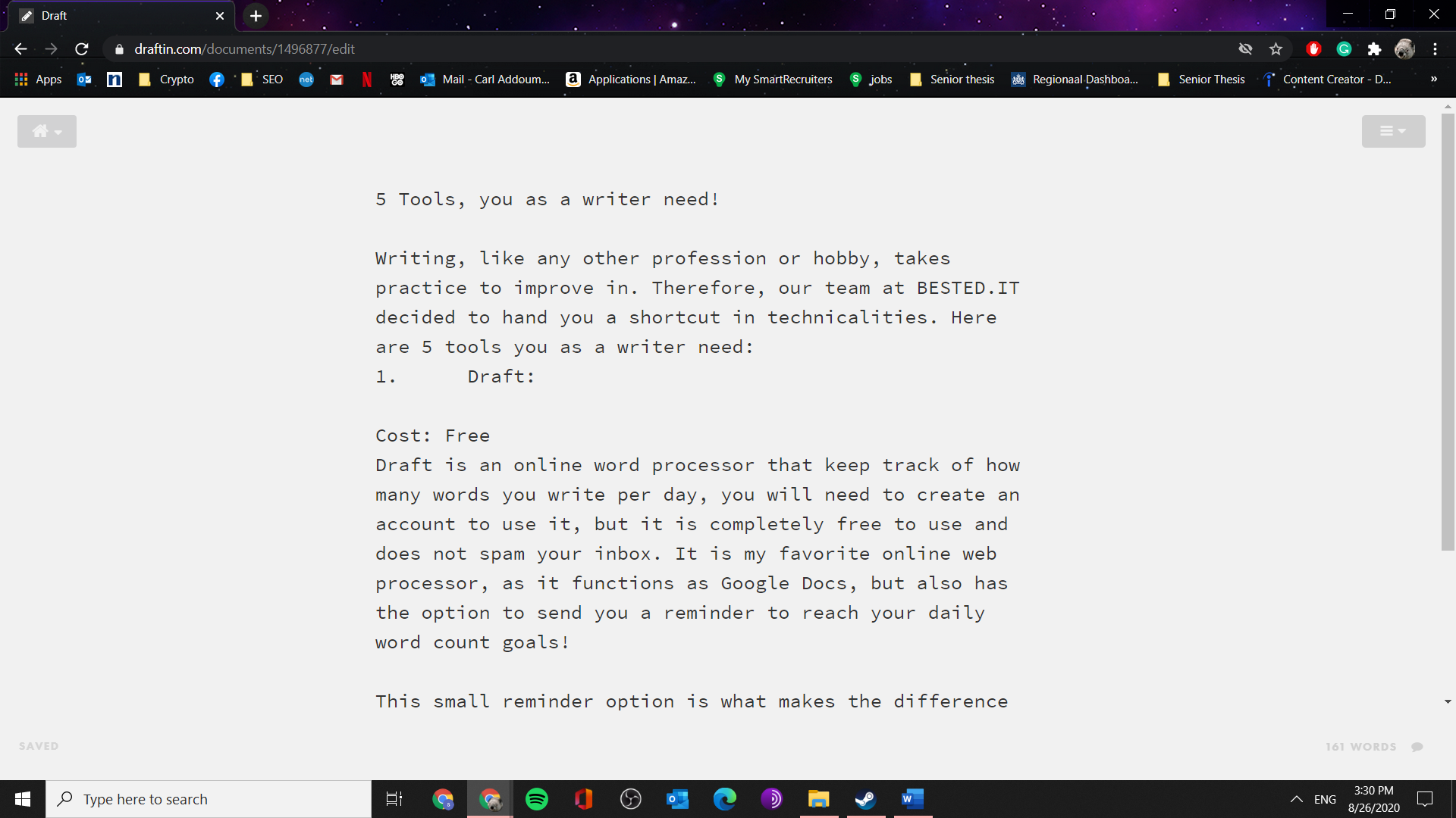 Beste gratis tekstverwerkers 2026: alternatieven voor Word