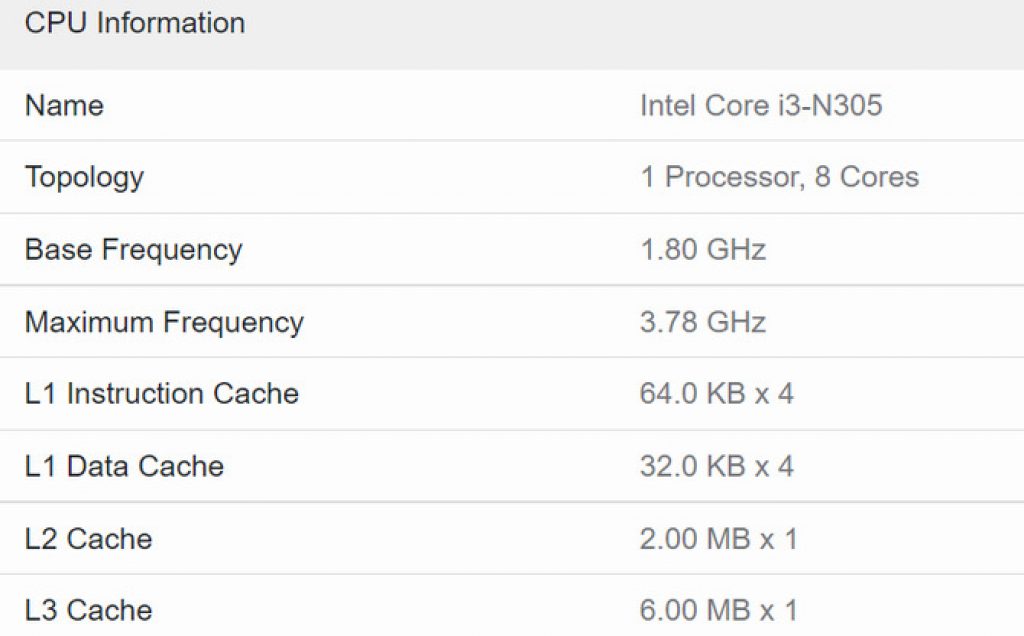 Intel Core i3-N300 und Core i3-N305: Erste Leistungsdaten