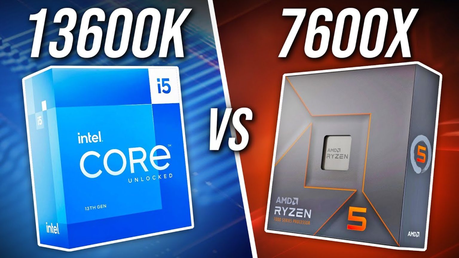 Intel Core i5-13600K vs AMD Ryzen 5 7600X: Comparison