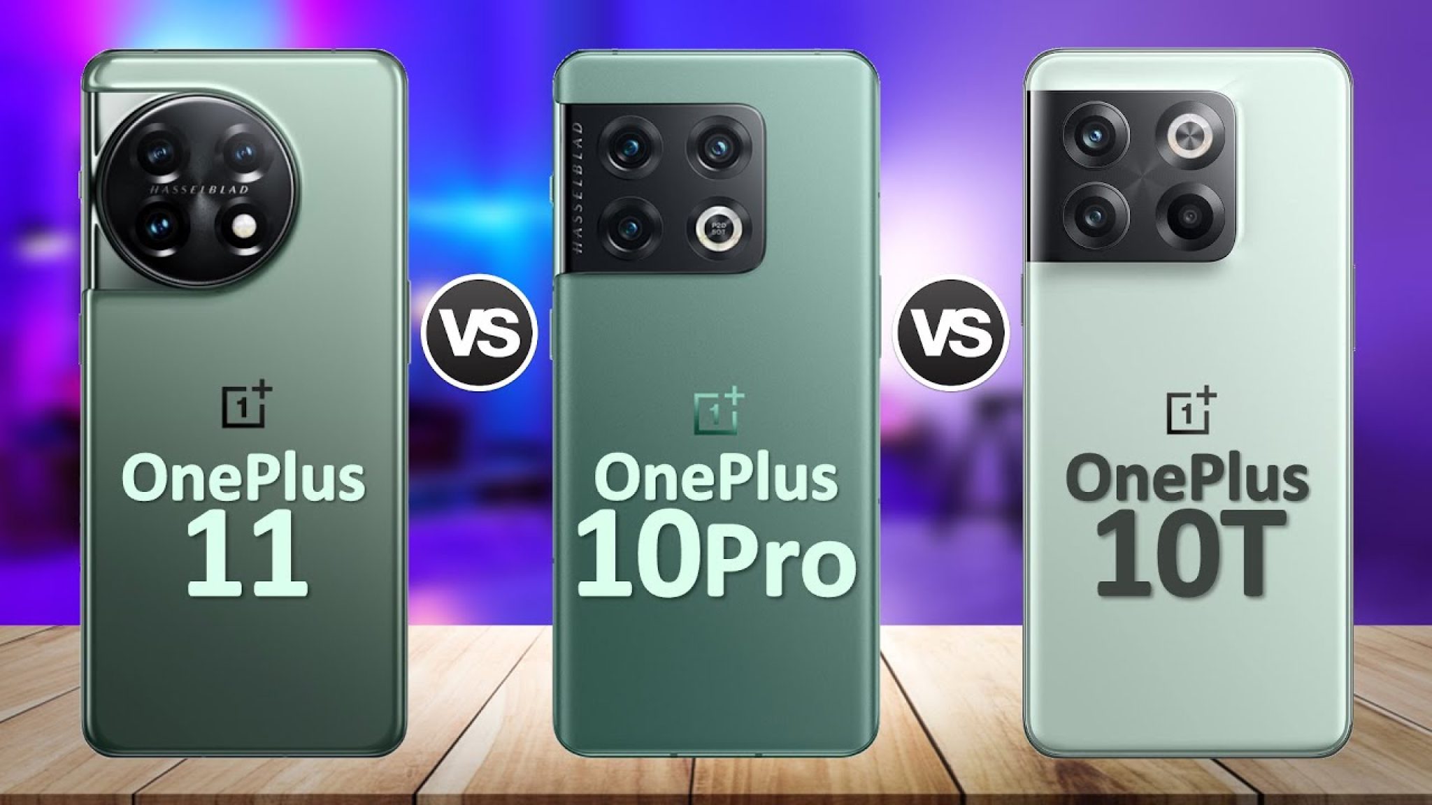 OnePlus 11 לעומת OnePlus 10 Pro לעומת OnePlus 10T - מדריך חומרה