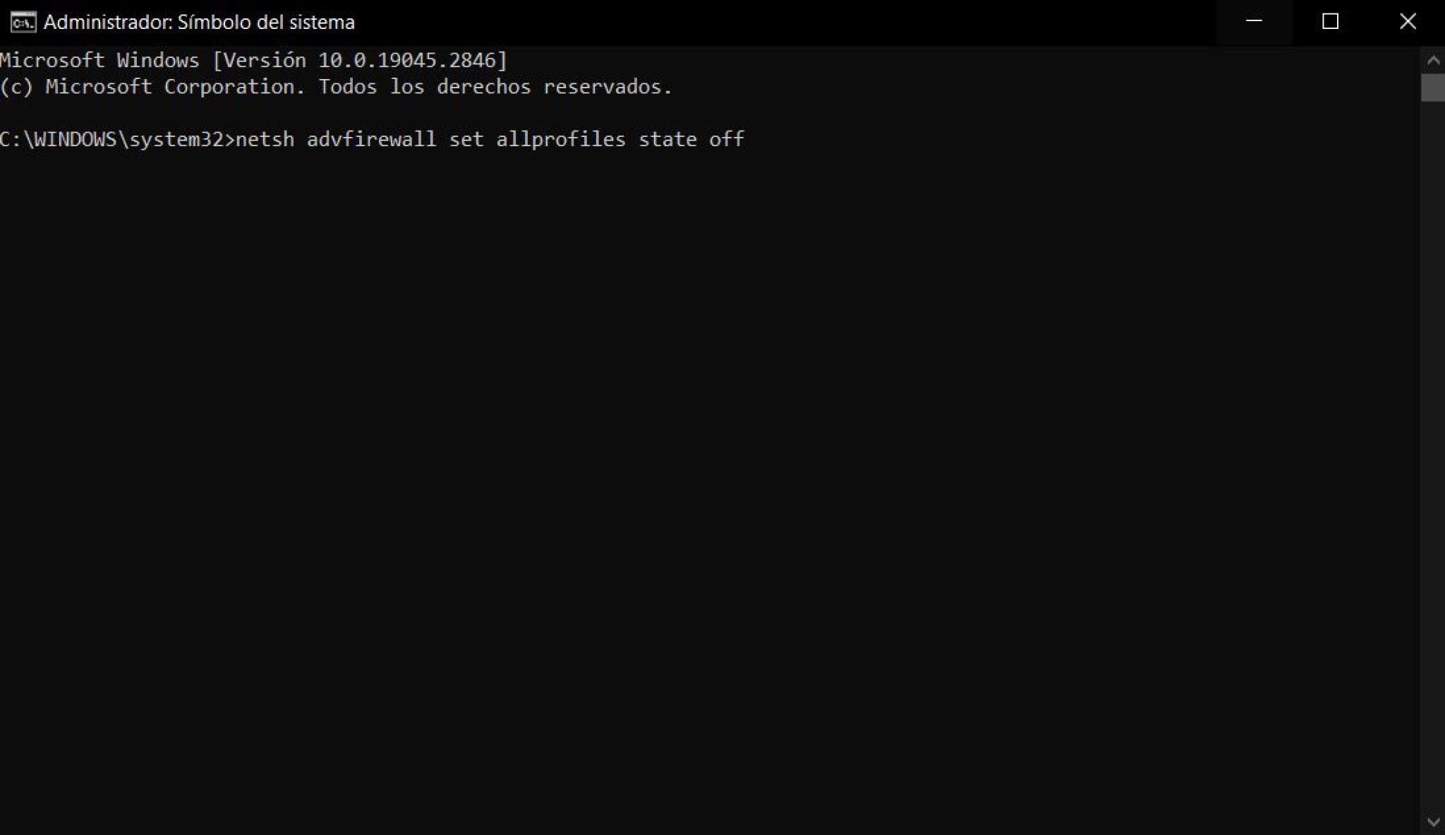 Cómo desactivar el firewall de Windows 10 con comandos CMD - Guía Hardware