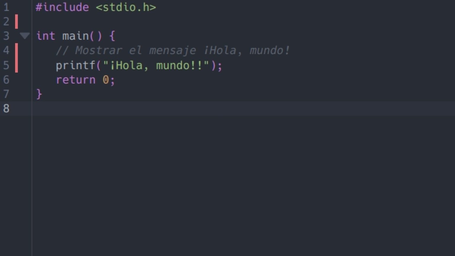 ¿Cuáles son las partes de un programa informático? (código fuente)