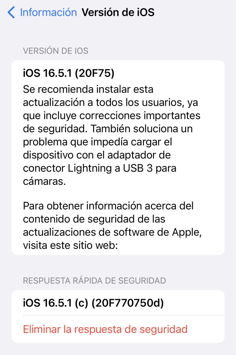 Quantas atualizações ainda tenho no meu iPhone?