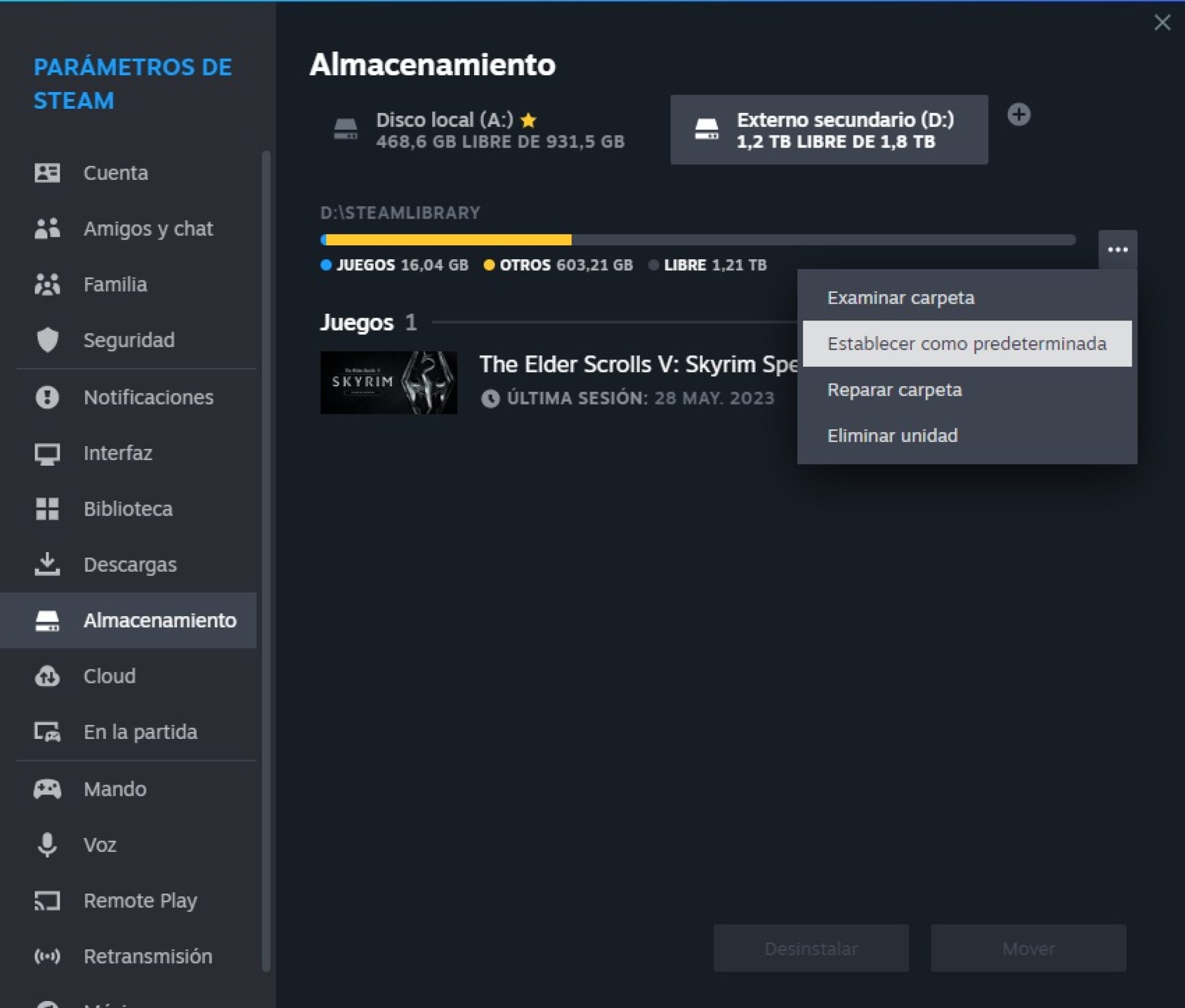 Como mover seus jogos do Steam para outro disco rígido sem reinstalá-los