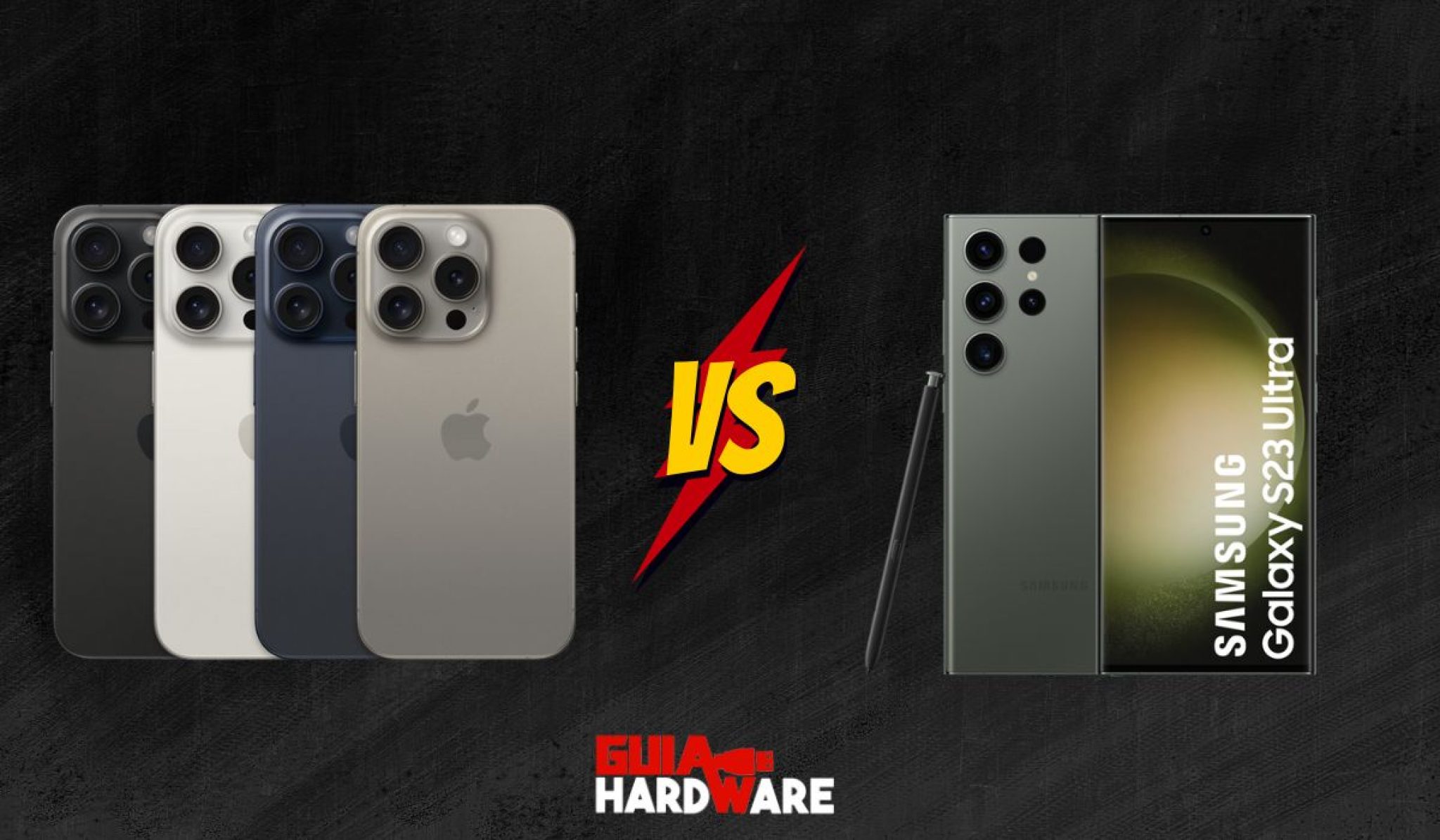 iPhone 15 Pro vs Samsung S23 Ultra: Comparativa - Guía Hardware