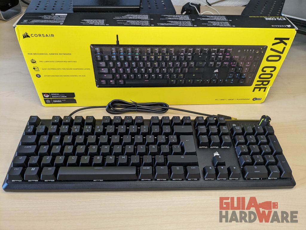 Corsair K70 Core RGB: recensione completa in spagnolo - Guida hardware