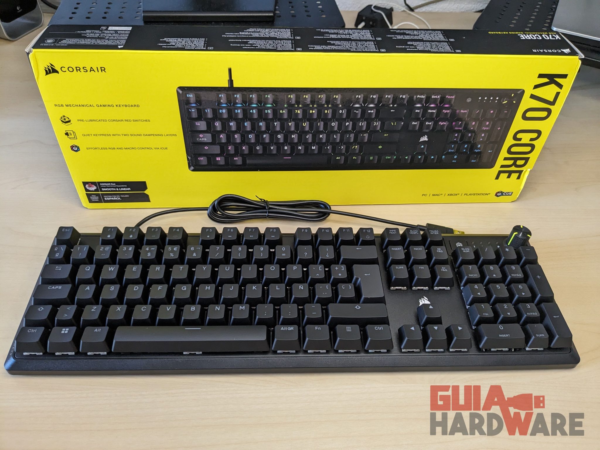 Corsair K70 CORE RGB: Review completa en español - Guía Hardware
