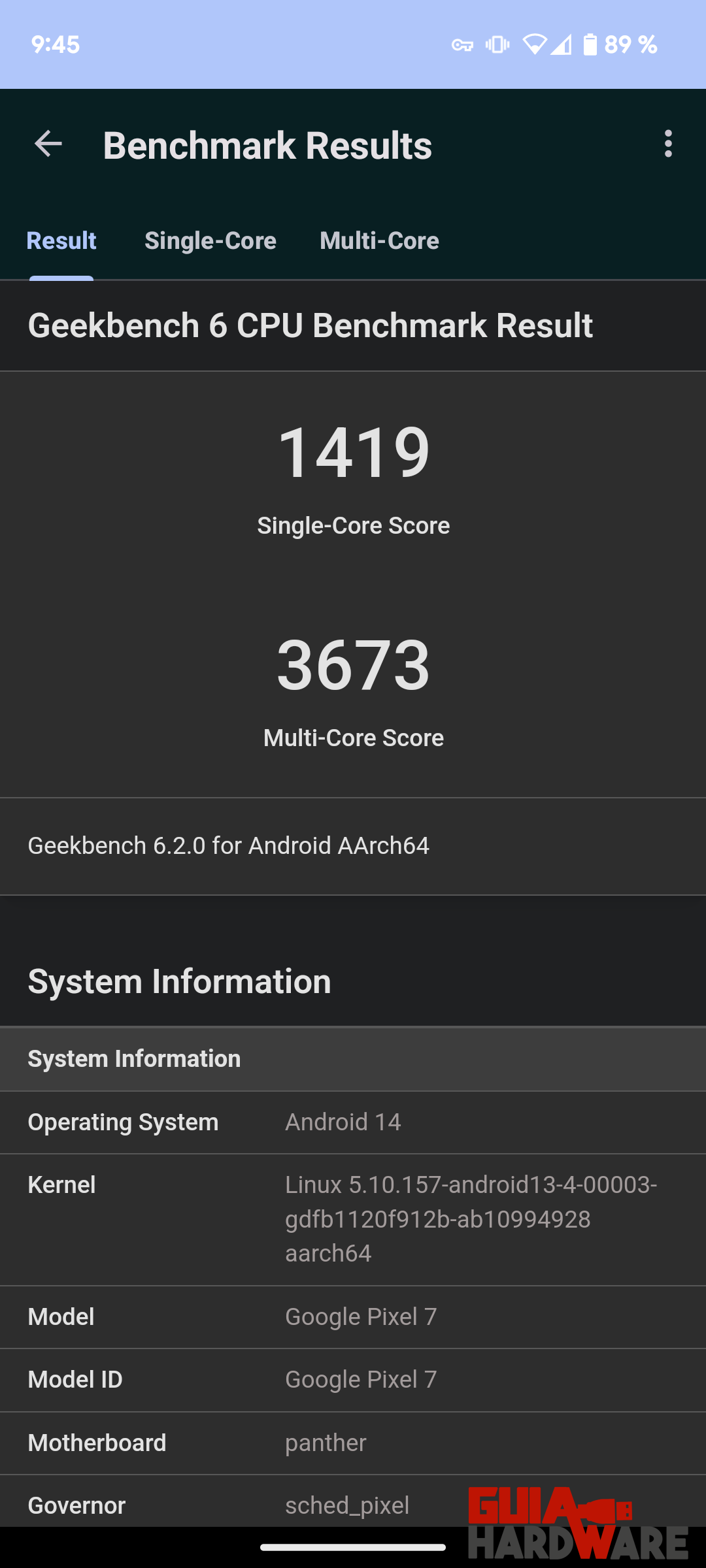 Geekbench 6: Features and new features compared to the fifth version