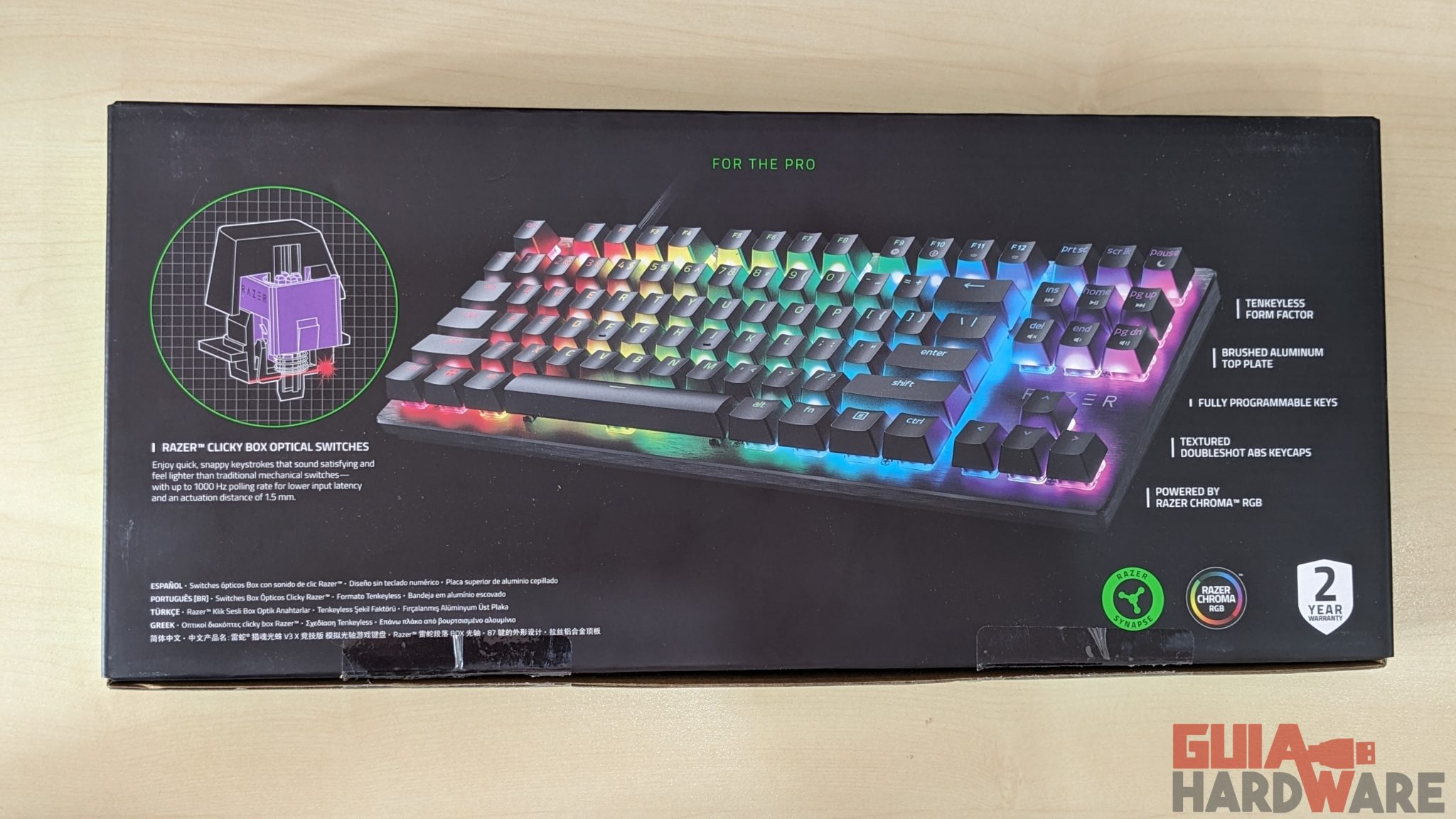 Razer Huntsman V3 X Tenkeyless: Review en español - Guía Hardware